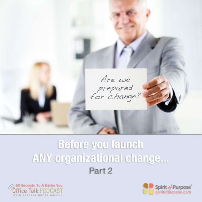 PODCAST: How To Prep Your Organization For Any Change - Spirit Of Purpose
